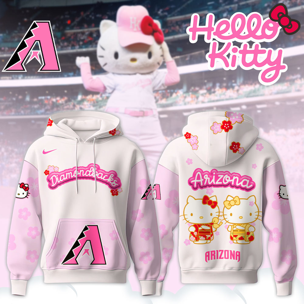 Best Seller Arizona Diamondbacks Hello Kitty Happy Girls Day Baseball ...