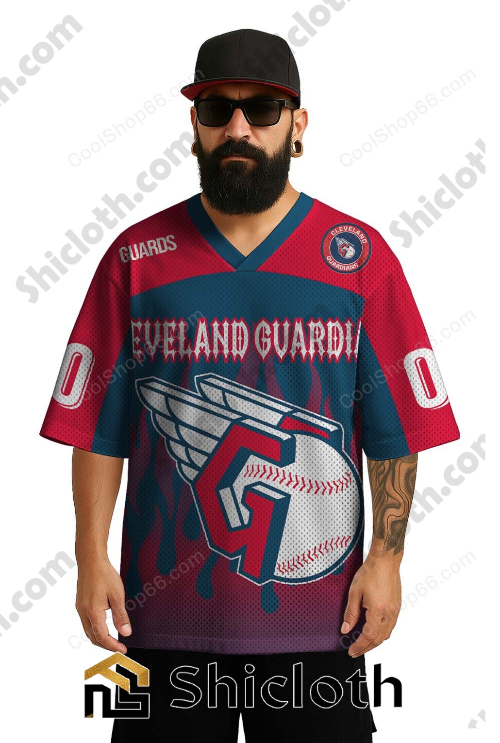 Cleveland Guardians MLB Mesh Jersey
