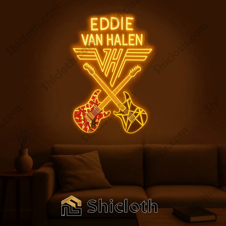 Eddie Van Halen Neon Sign