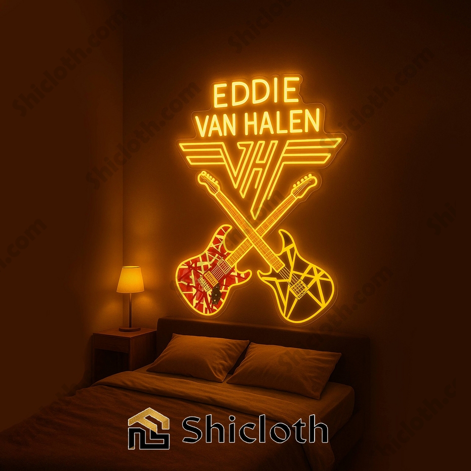 Eddie Van Halen Neon Sign