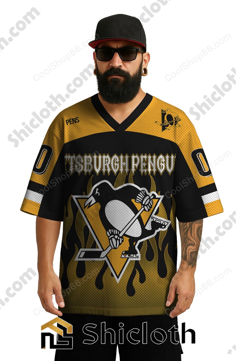 Custom NHL Teams Mesh Jersey - Shicloth