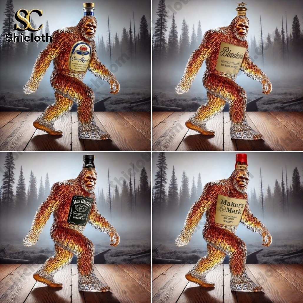 LIMITED Bigfoot Crown Royal Whiskey Bottle