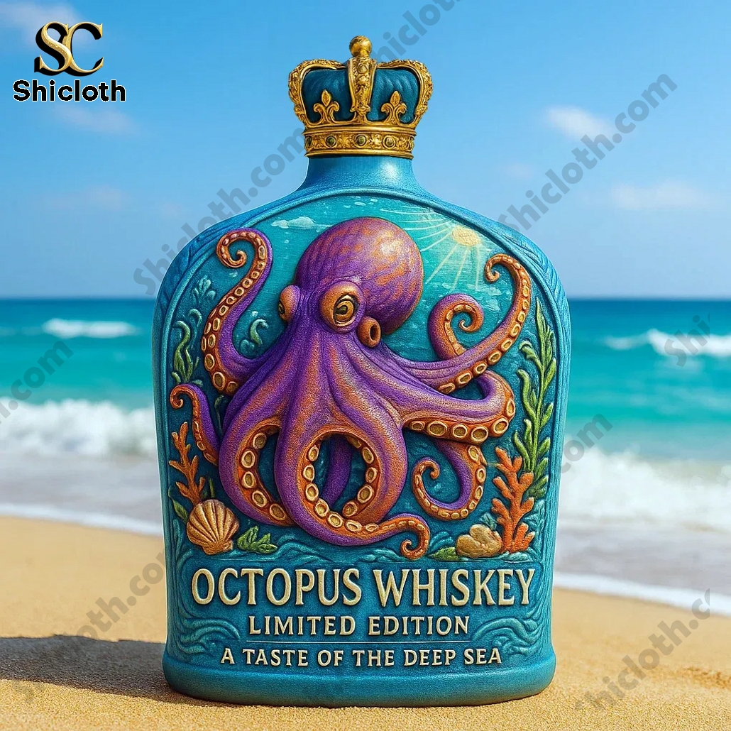 NEWEST Octopus Limited Edition Whiskey Bottle