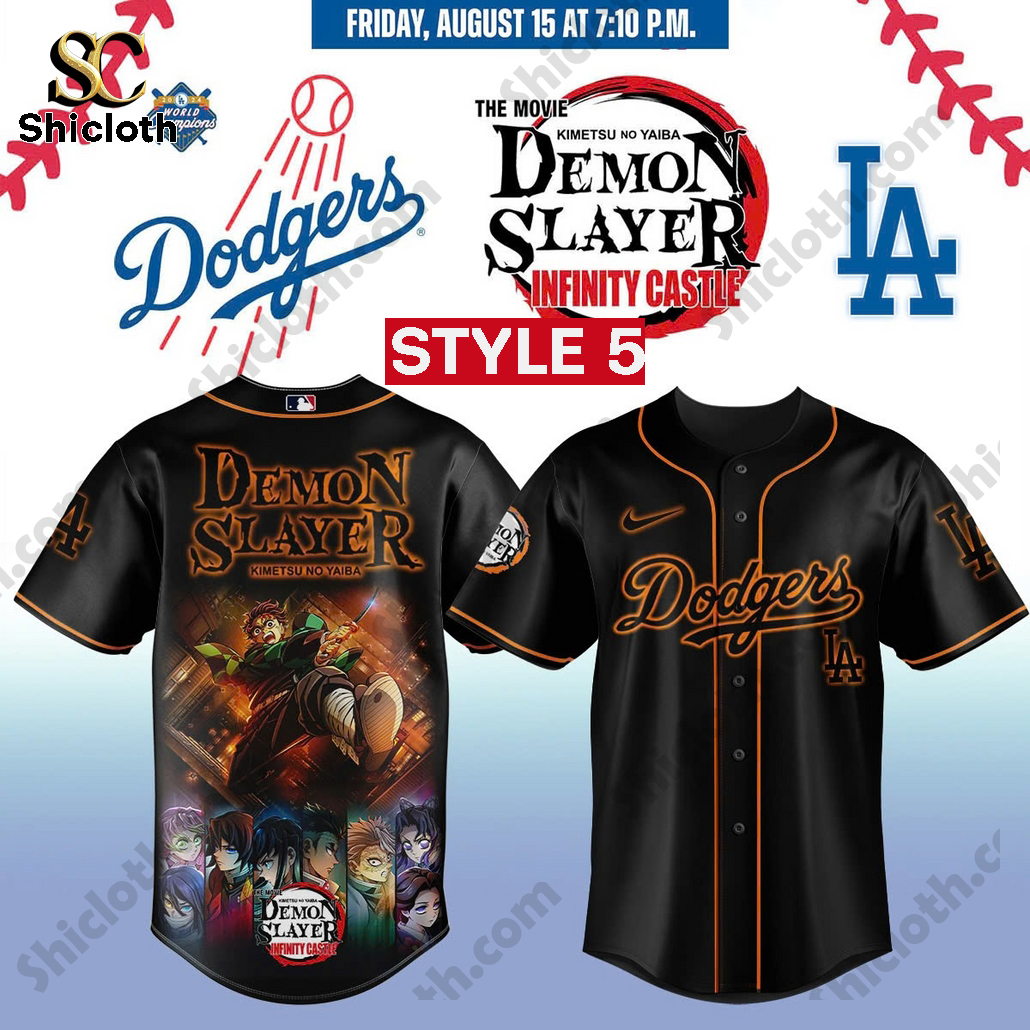 Demon Slayer Limited 2025 LA Dodgers Jersey-Shicloth