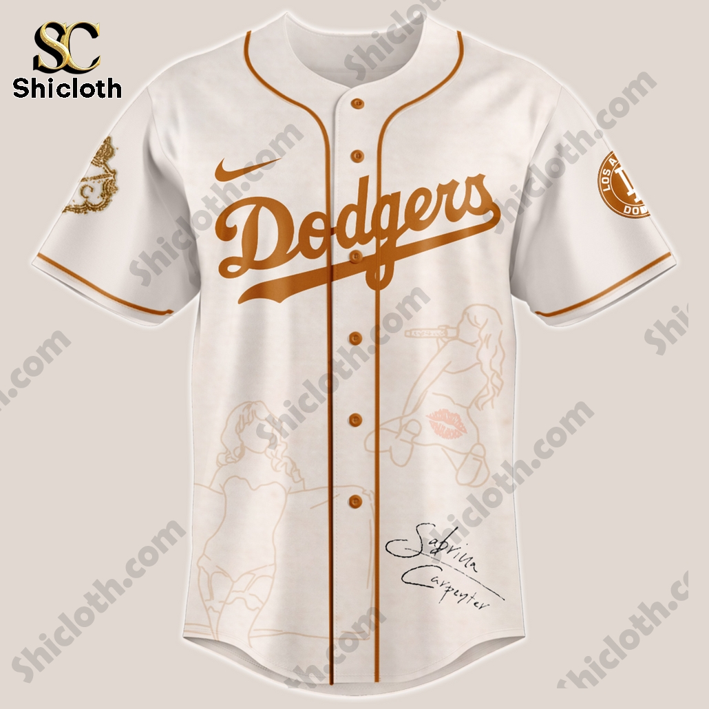Sabrina Carpenter Man’s Best Friend 2025 Dodgers Jersey-Shicloth
