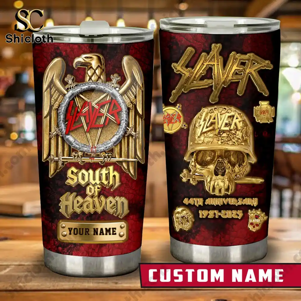 Slayer Metal Band South of Heaven 44th Anniversary 1981-2025 Custom ...