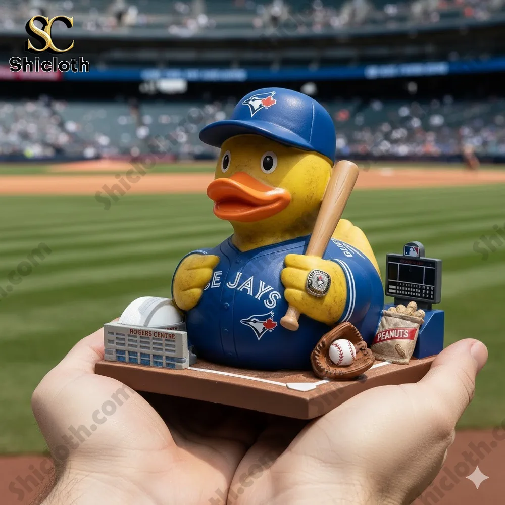 Toronto Blue Jays World Champions Rubber Duck-Shicloth